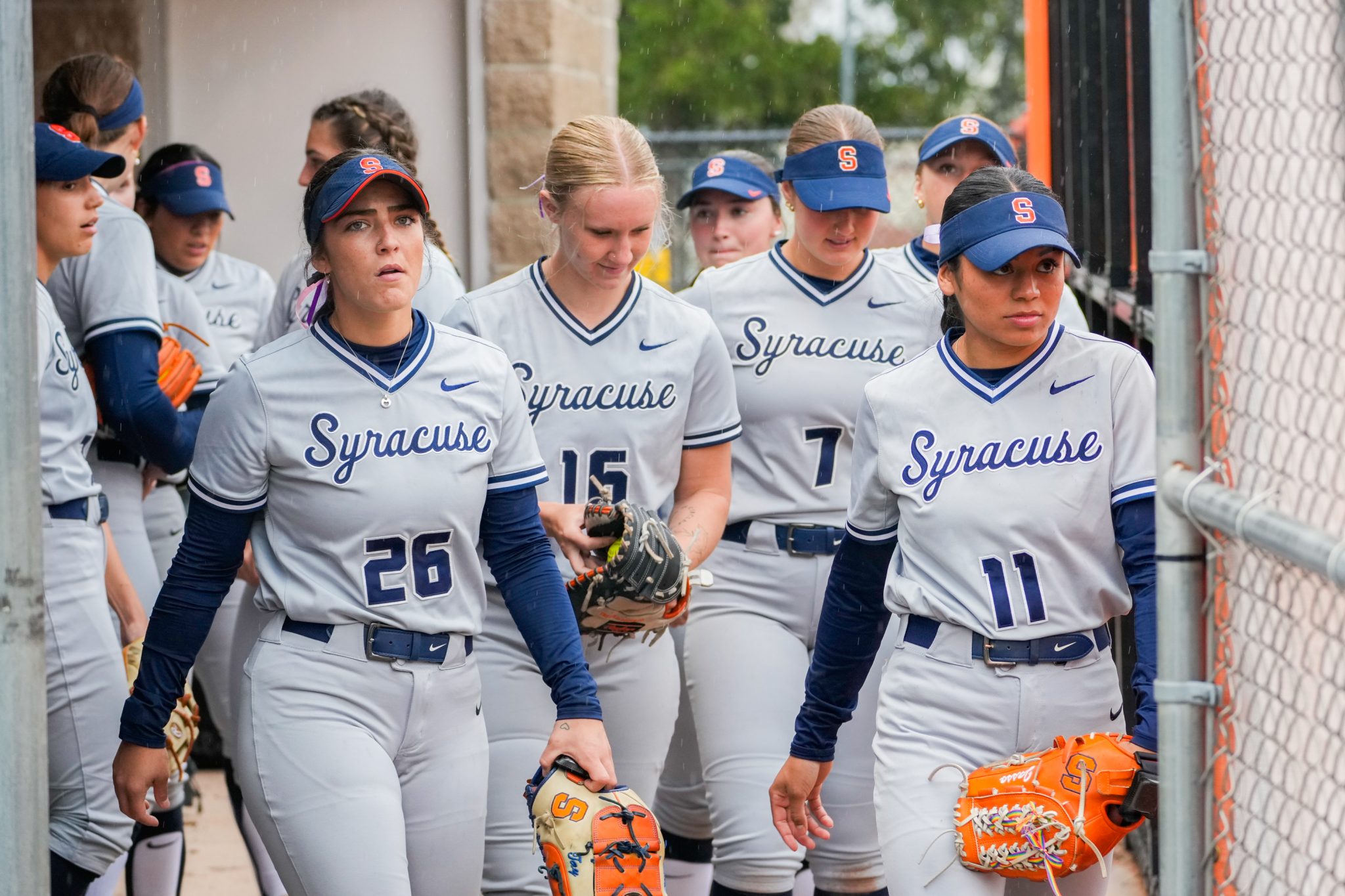 SU softball drops doubleheader in home opener